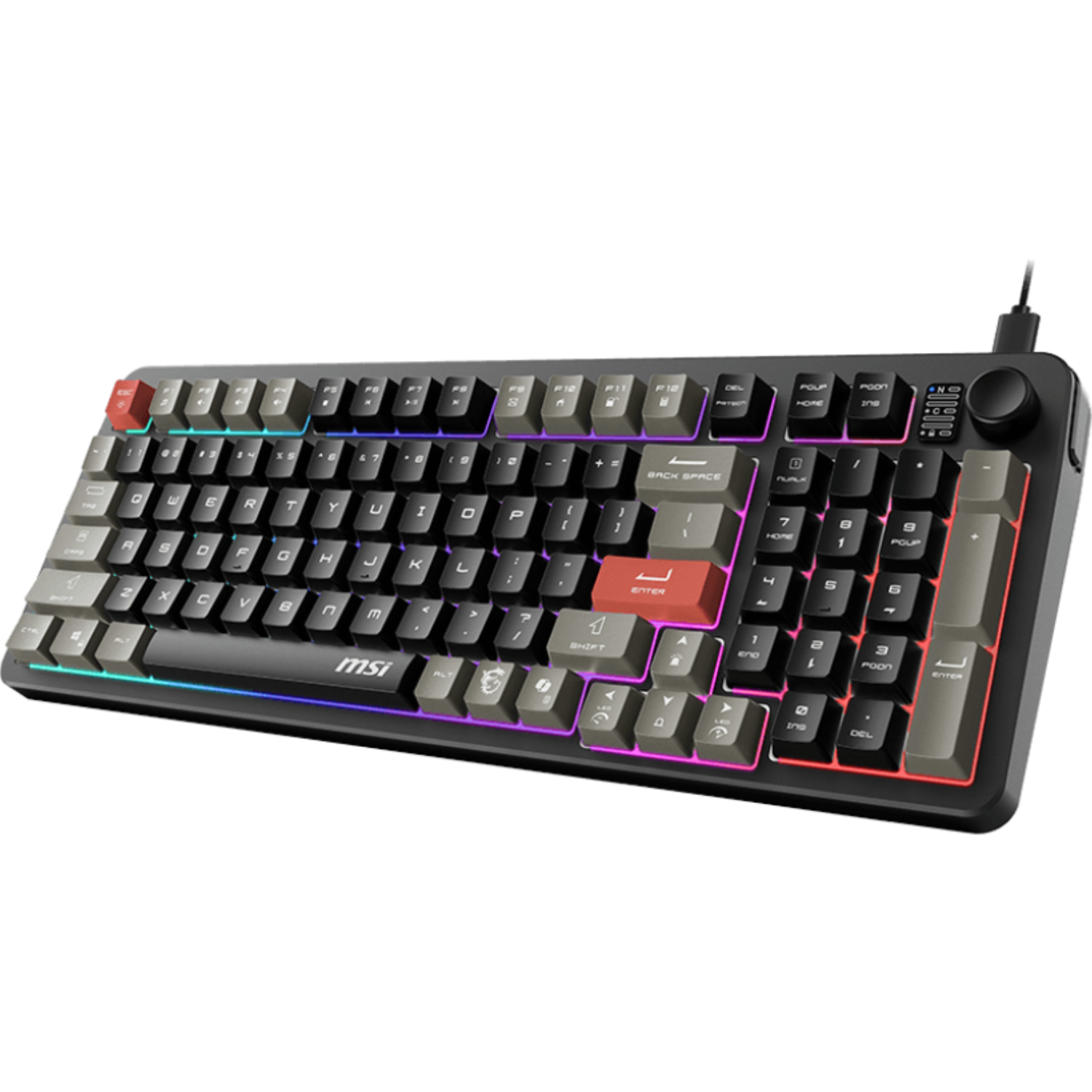 MSI Forge Gaming Keyboard and Mouse Bundle - Laptops Direct